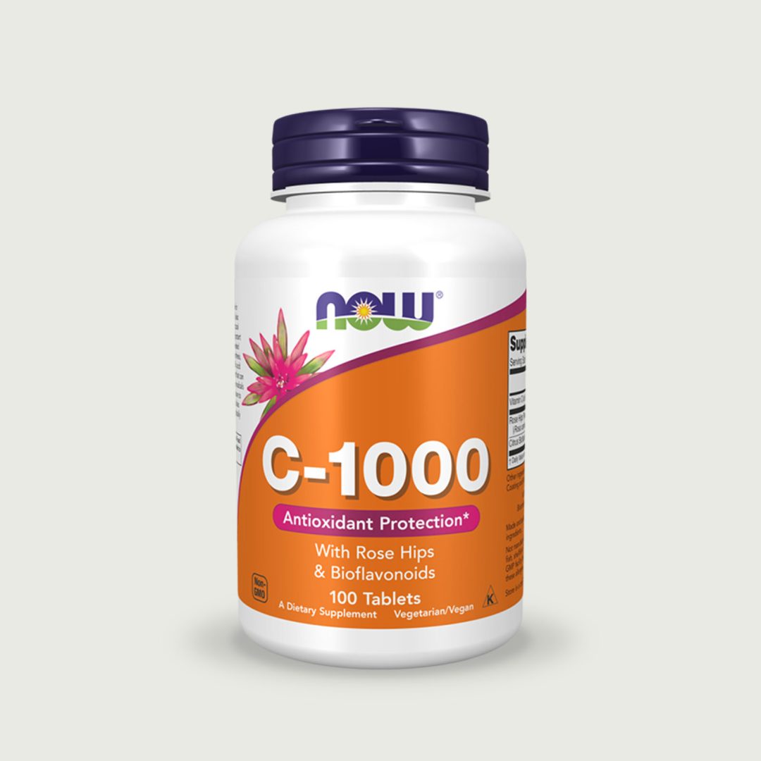 Vitamin C-1000 - 100 Tabs by NOW | Herbs of Mexico