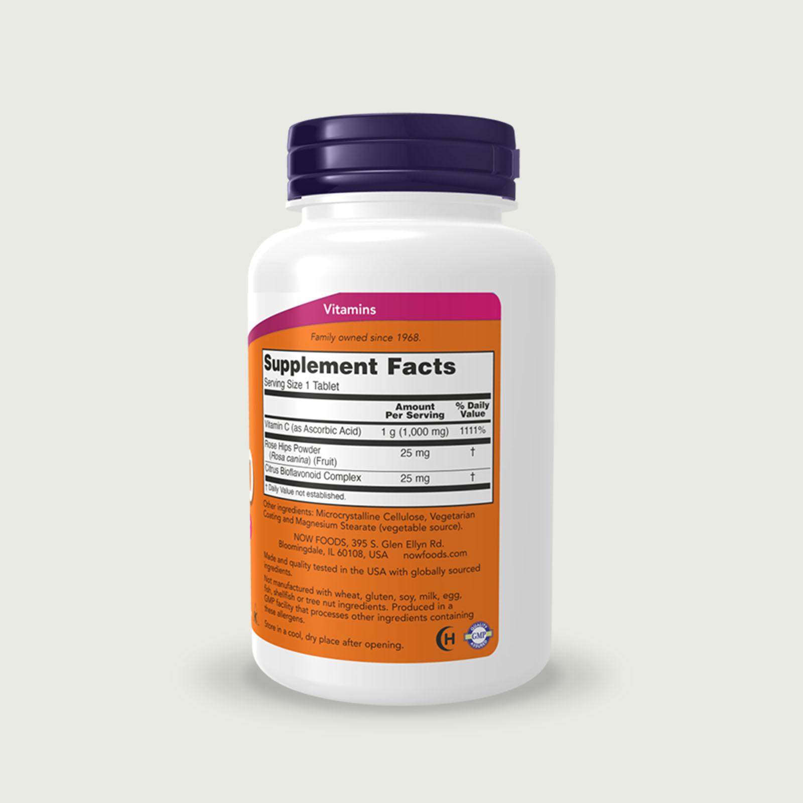 Vitamin C-1000 - 100 Tabs by NOW | Herbs of Mexico